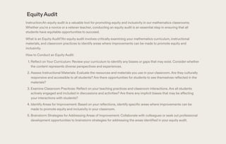 Equity and Access in Mathematics Education: A Deeper Look with Dr ...