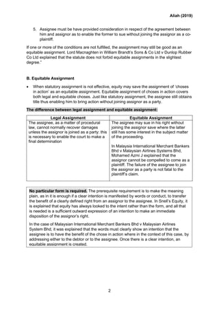 Equity - Exam Notes (1) | PDF