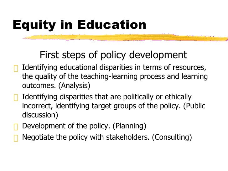 Equity In Education