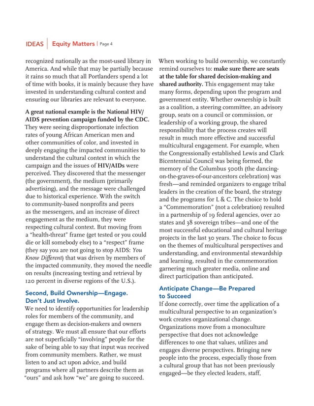 Equity Matters: Multicultural Engagement in the Public Sector ...