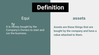 equity and asset. | PPTX