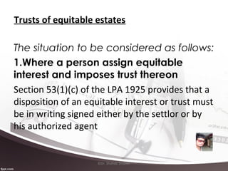 English Law on Equity and Trust | PPT