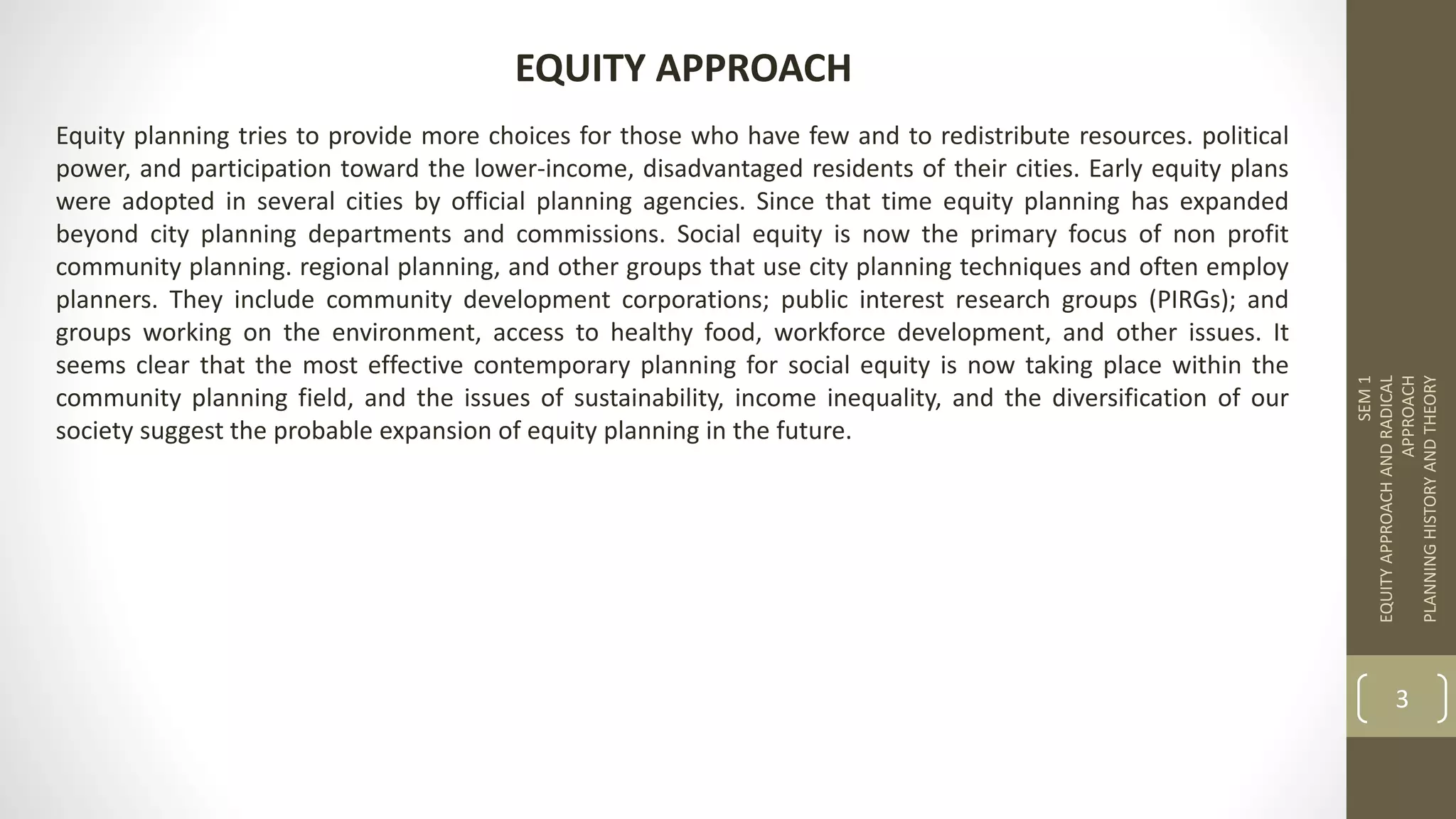 Equity approach and radical approach | PPT