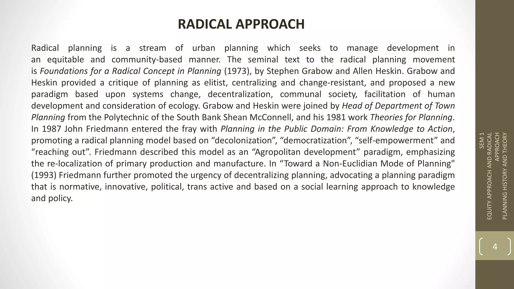 Equity approach and radical approach | PPT