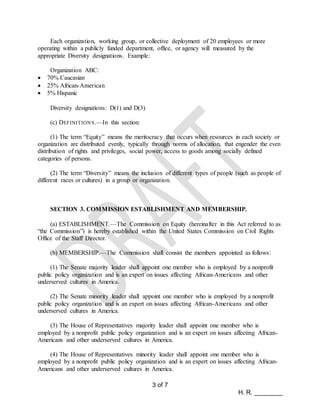Equity Bill template | DOCX