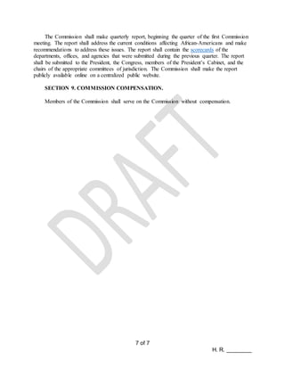 Congress Bill Template