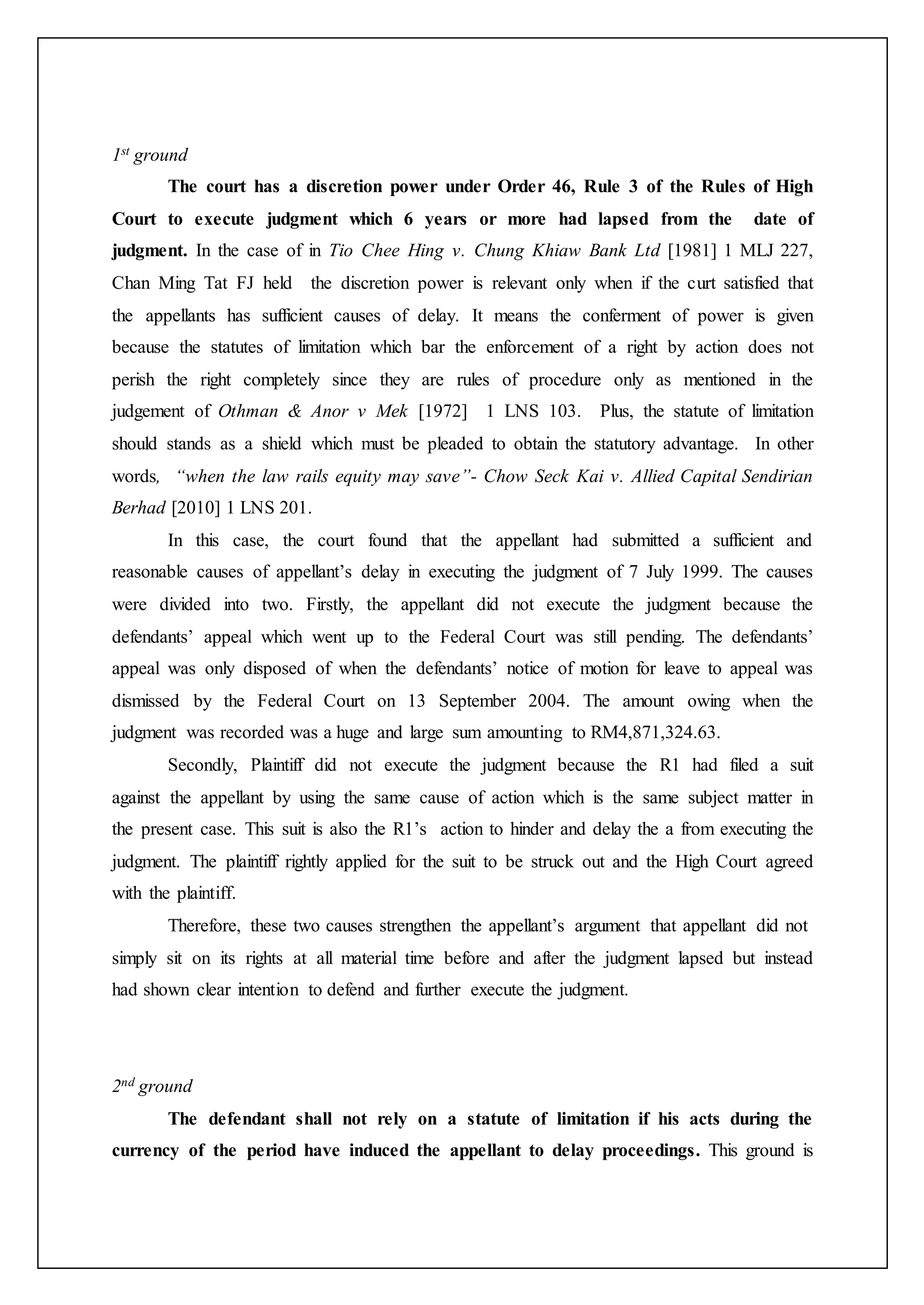 equity assist diligent not the tardy | DOCX