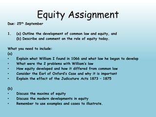 Equity Continued | PPT