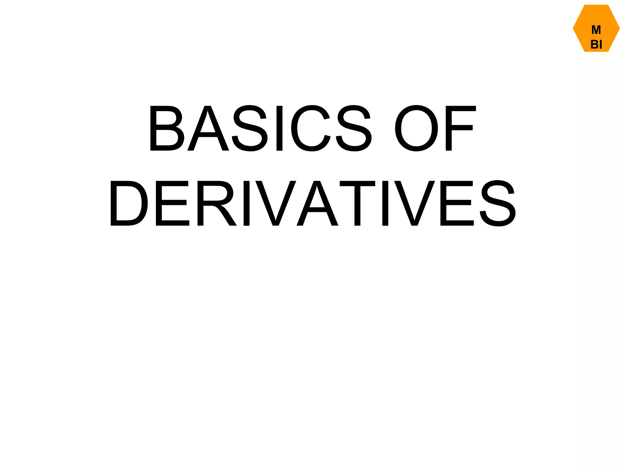 Equity derivatives basics | PPT