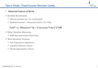 #CFA: Revise entire CFA syllabus 6 days-Equity & Fixed Income | PPTX