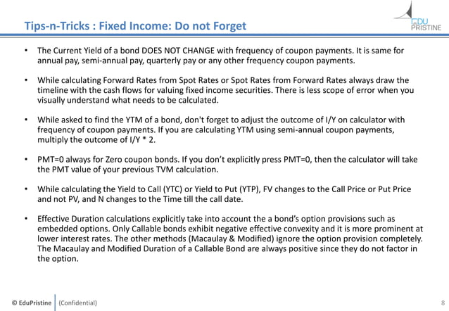 #CFA: Revise entire CFA syllabus 6 days-Equity & Fixed Income | PPTX
