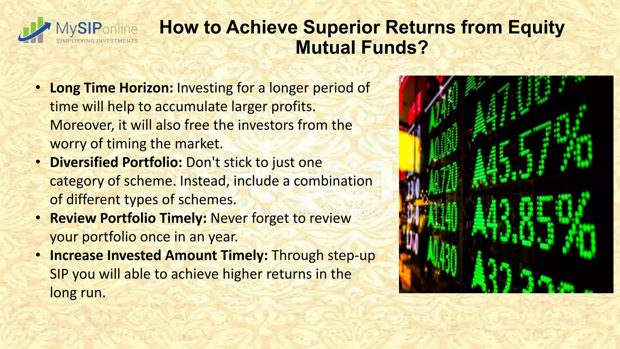 Types of Equity Funds | PPTX