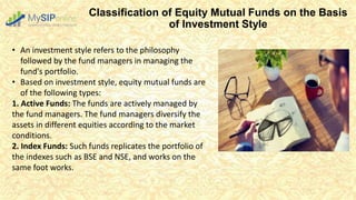 Types of Equity Funds | PPTX
