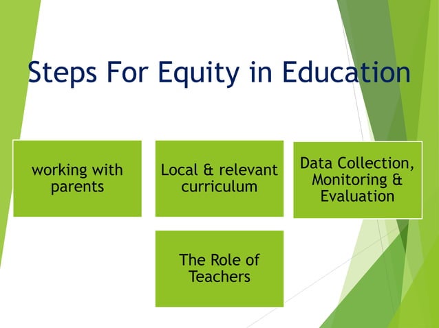 EQUITY IN EDUCATION | PPTX