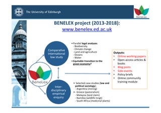 Equity Workshop: Equity in international environmental law | PDF