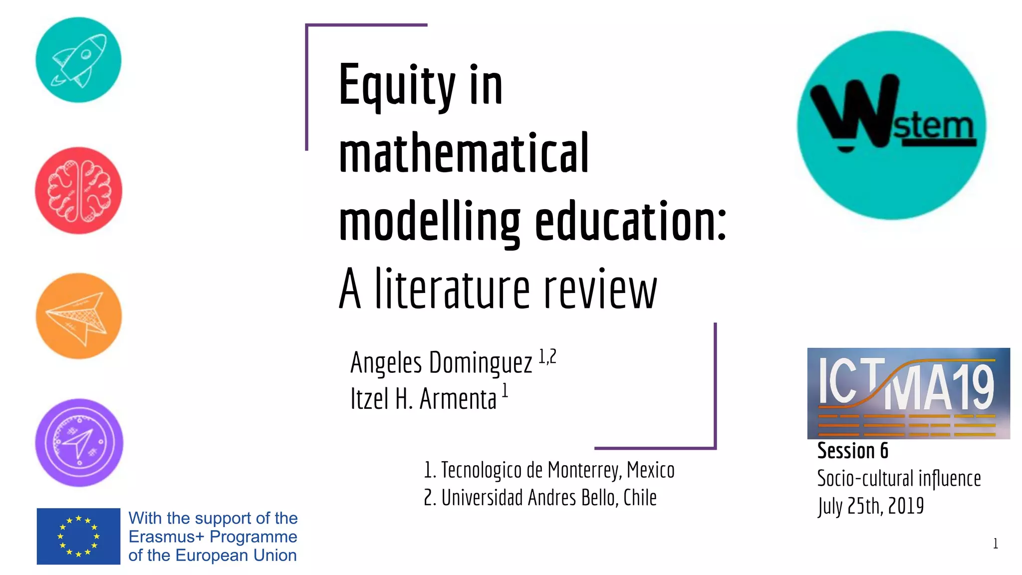 Equity in mathematical modelling education: a literature review | PPT