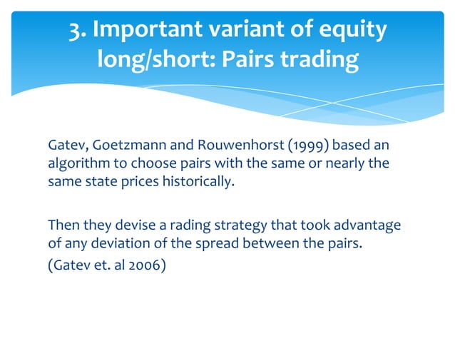 Equity Long Short - Hedge Fund Strategies | PPTX | Stocks and Bonds ...