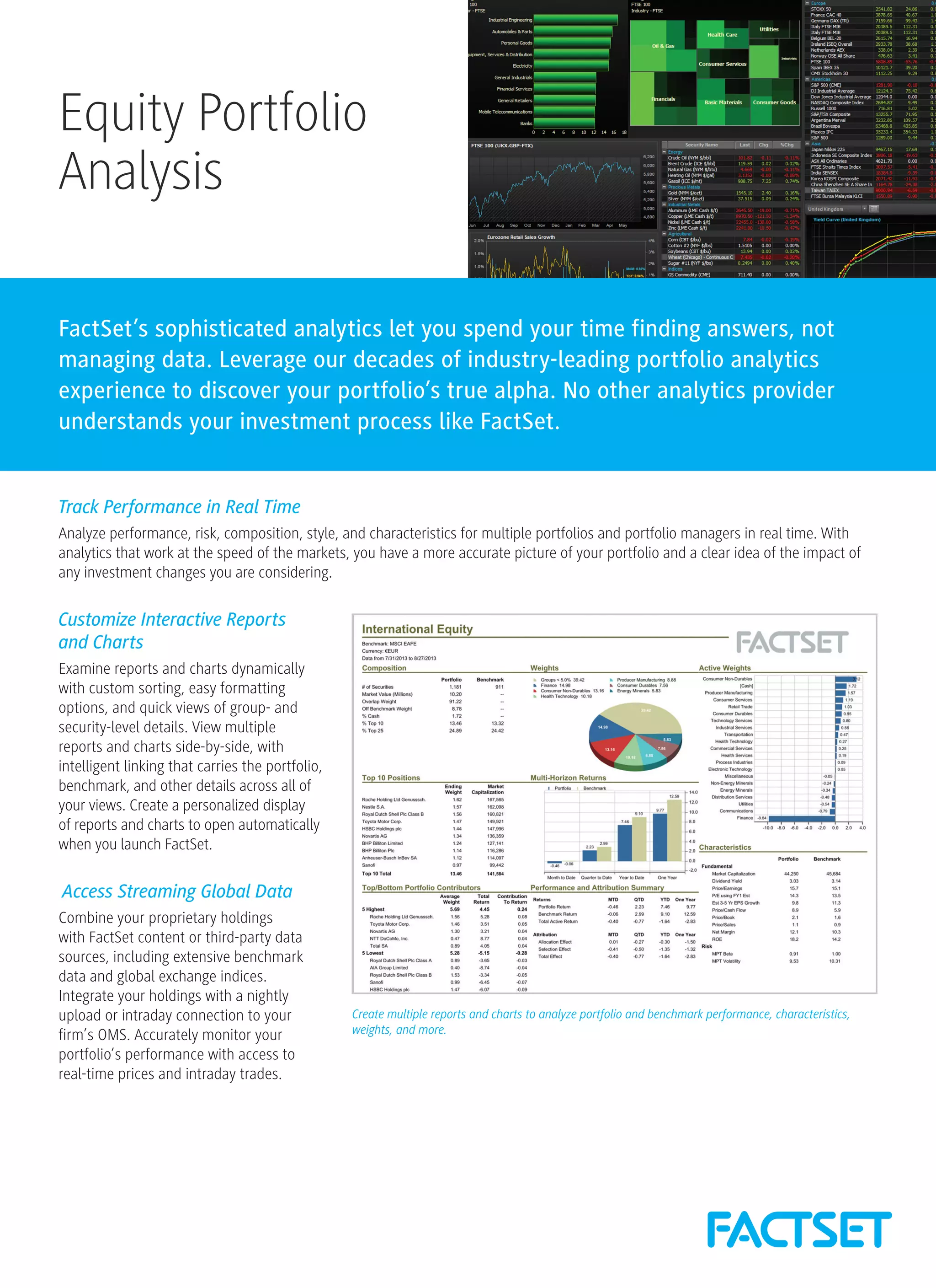 Equity portfolio analysis | PDF