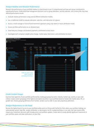 Equity portfolio analysis | PDF