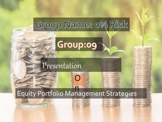 Equity portfolio management strategies | PPT