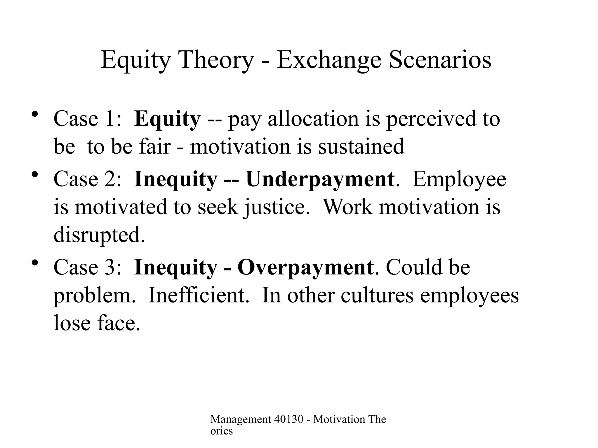 EquityReinforcement.pptx equity theory of motivation | PPT