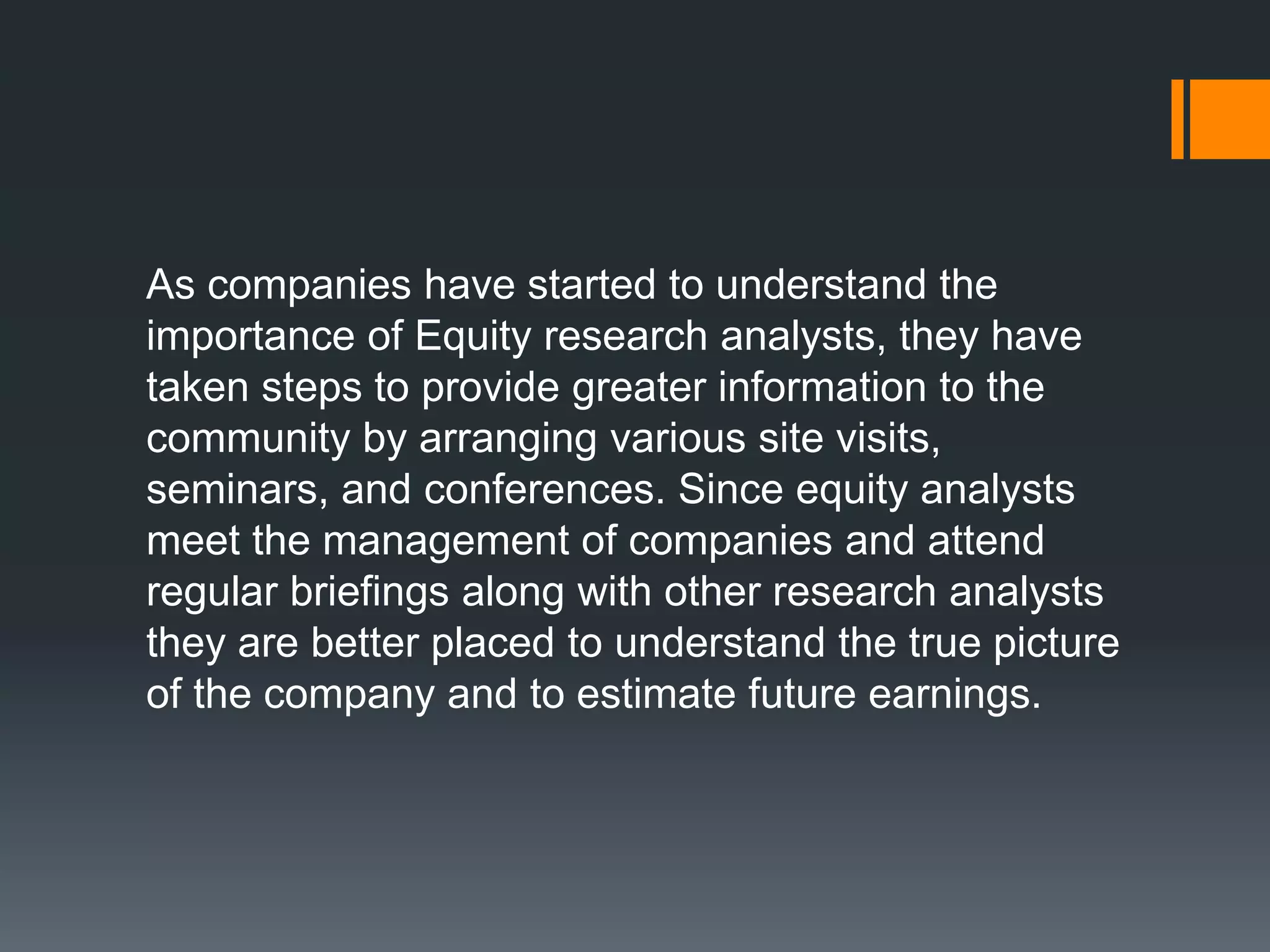 Equity research | PDF