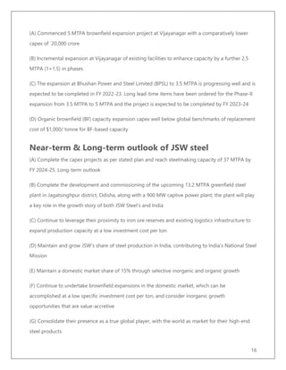 Equity research report JSW Steel. | PDF
