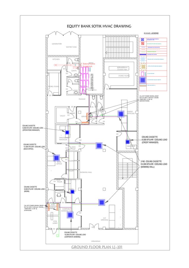Equity sotik (hvac) mechanical services drawings | PDF