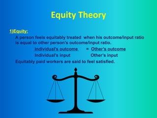 Equity theory of Motivation | PPTX