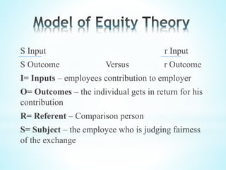 Equity theory | PPTX