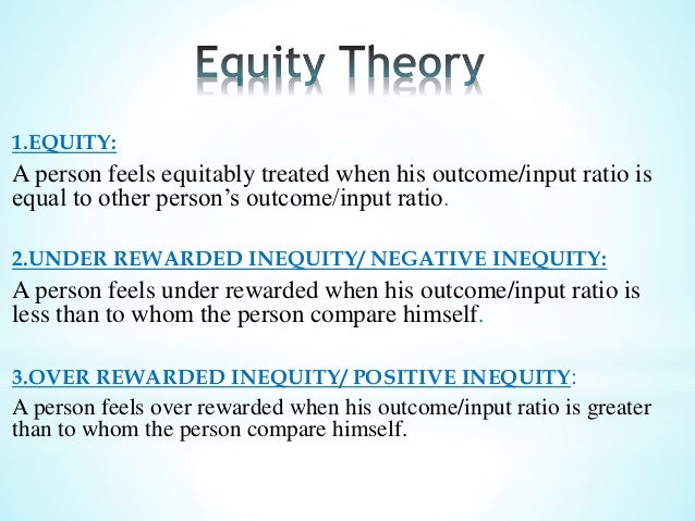 Equity Theory