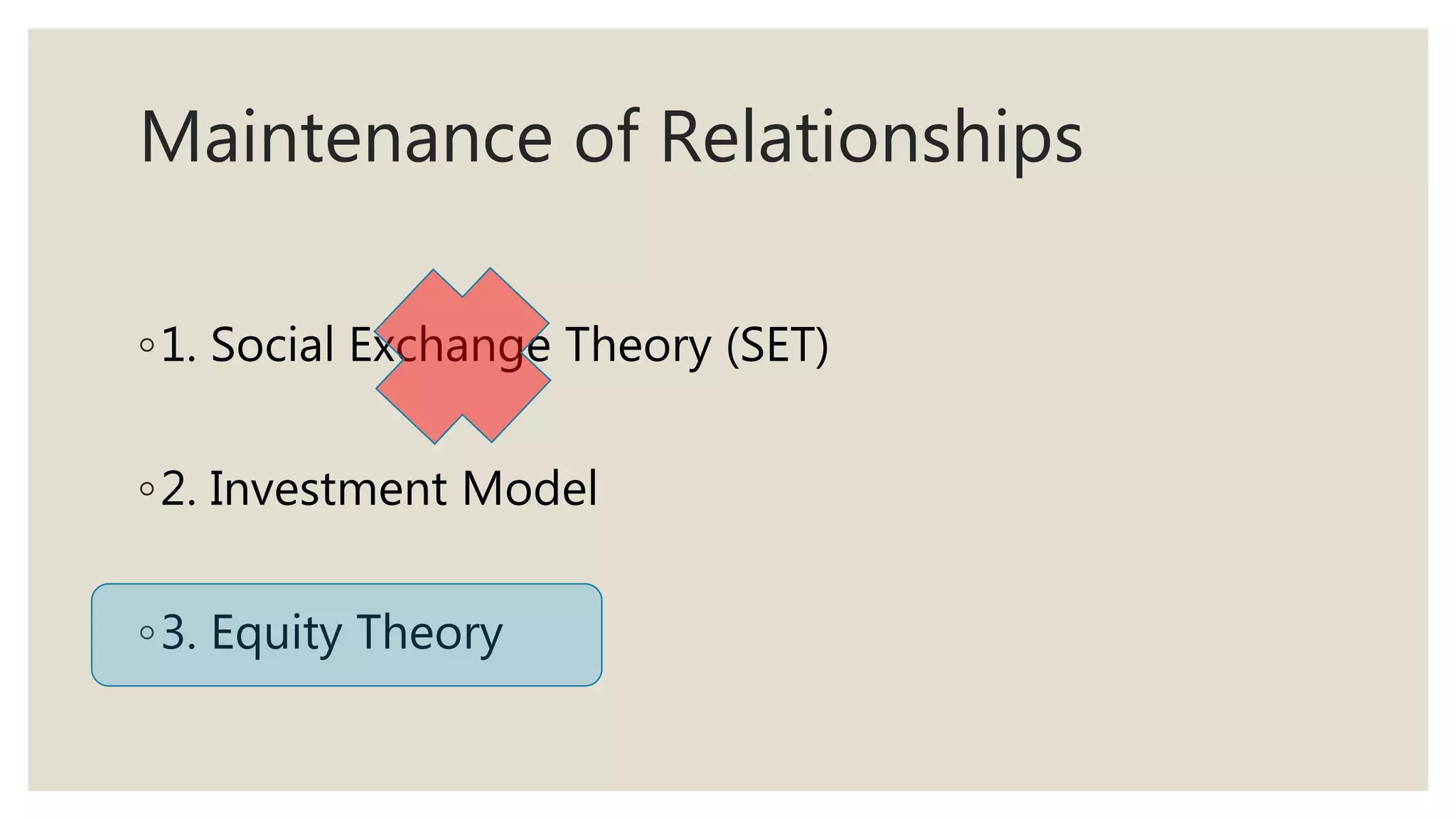 Equity theory maintenance | PPTX