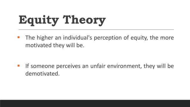 Equity Theory of Adams.pptx | Family and Relationships