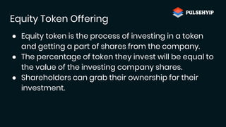 Equity token offering | PPTX