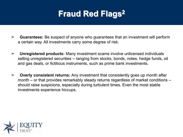 Equity Trust Company Scam & Fraud Awareness | PPT