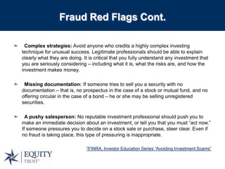 Equity Trust Company Scam & Fraud Awareness | PPTX