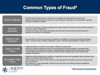 Equity Trust Company Scam & Fraud Awareness | PPTX