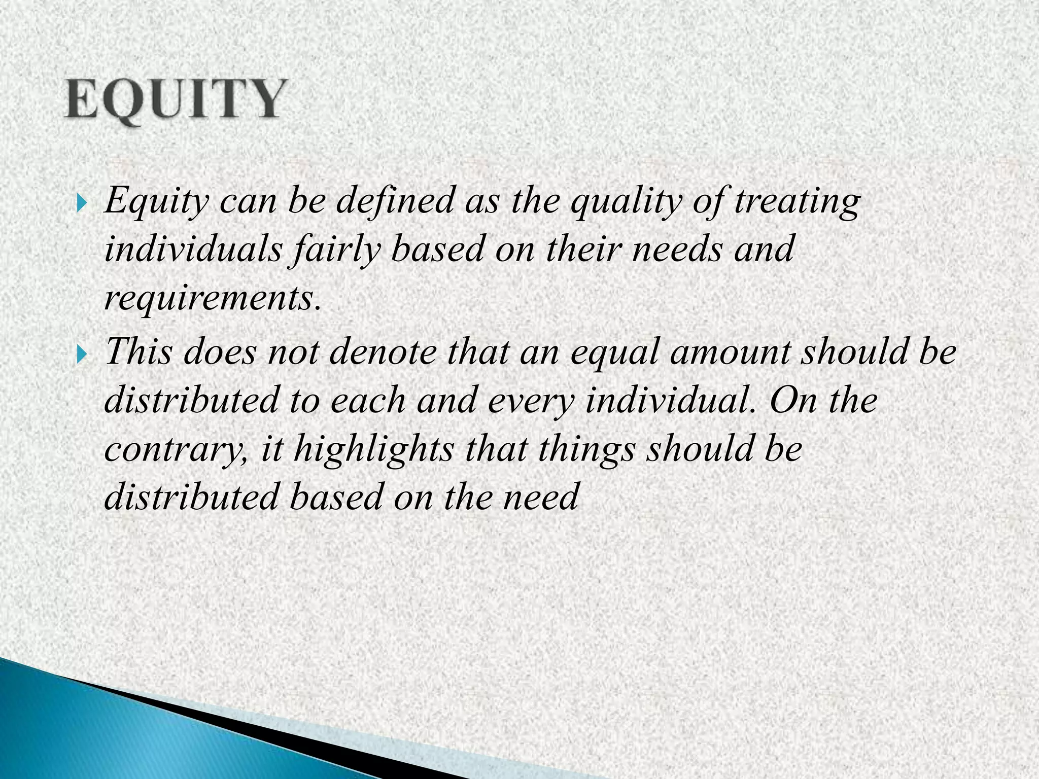 Equity vs Equality | PPTX