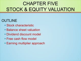 equity valuation CH 5.pptx