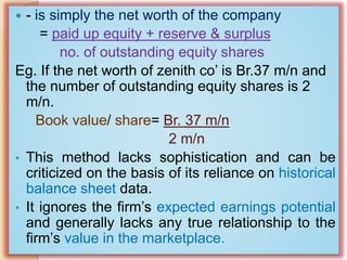 equity valuation CH 5.pptx