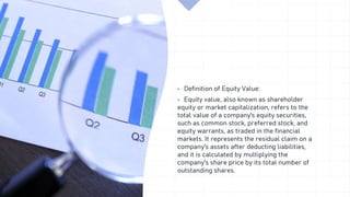 Equity Value Presentation Definition and Intro | PDF