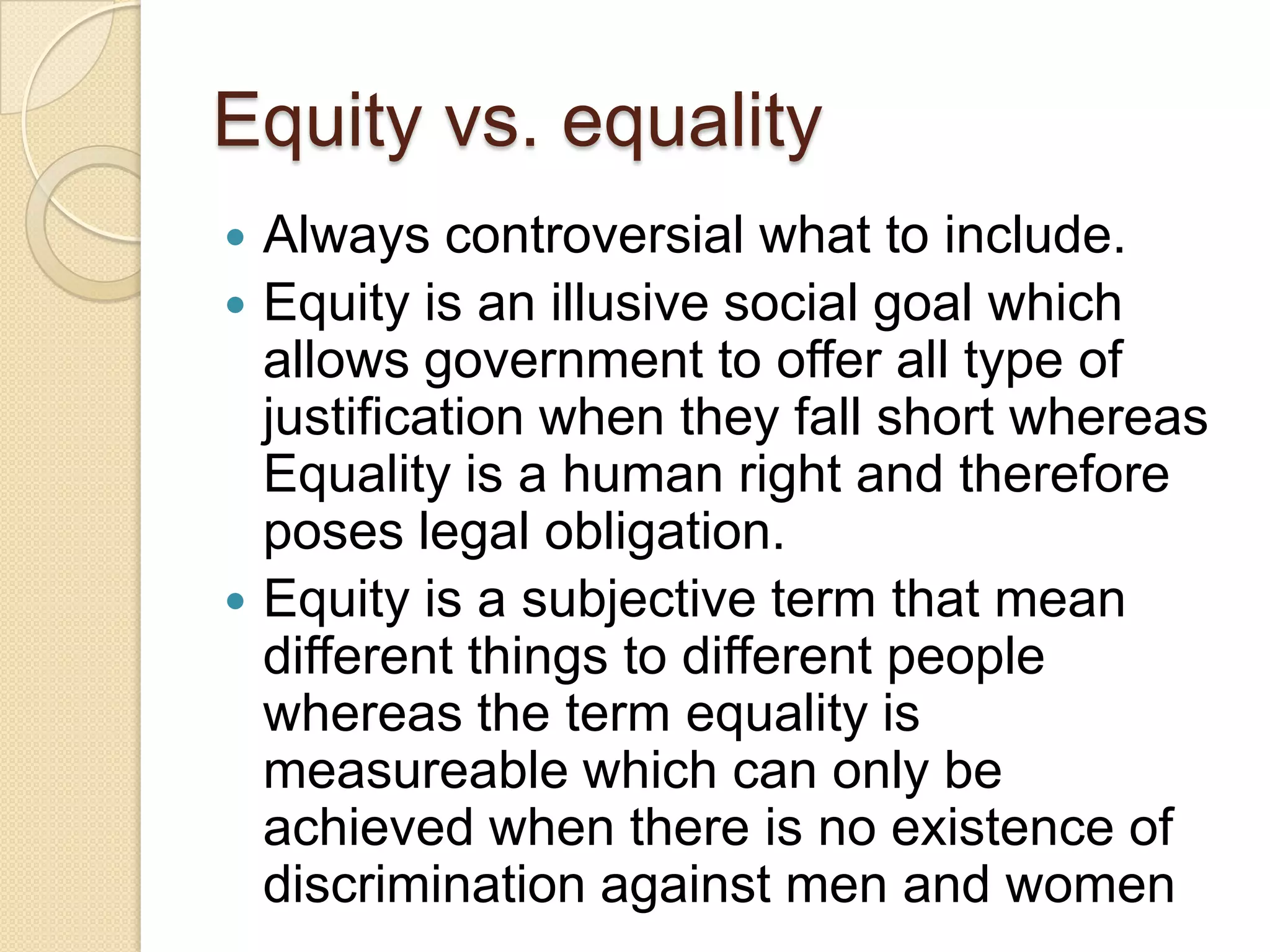 Equity vs equality | PPTX
