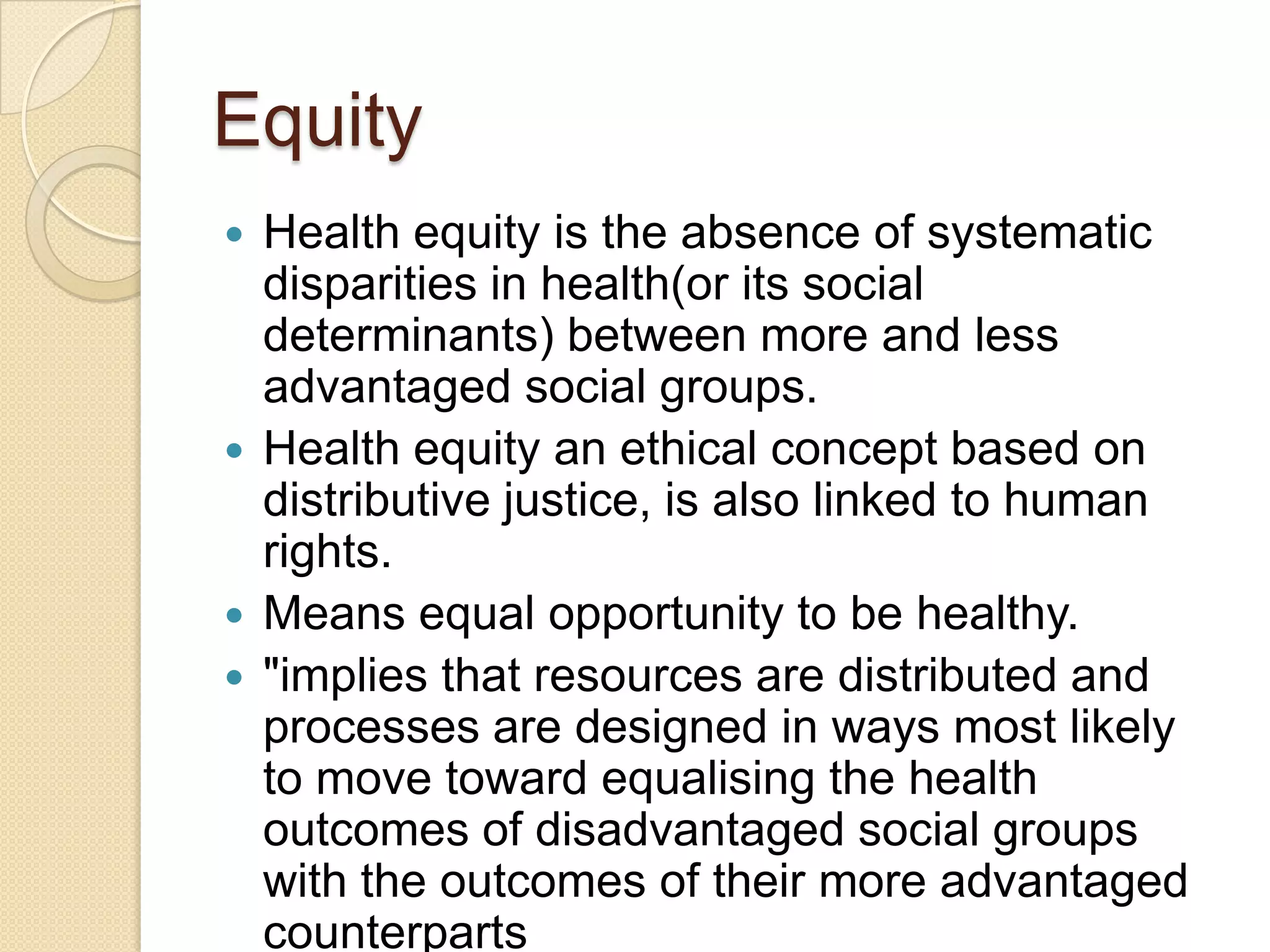 Equity vs equality | PPTX