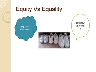 Equity vs equality | PPTX