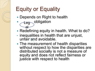 Equity vs equality | PPTX