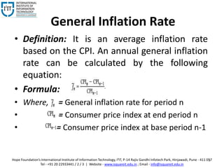 Equivalence Calculation Under Inflation | PPTX