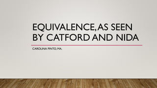 Equivalence, Catford.pdf