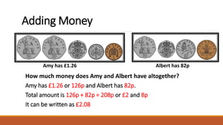 Equivalence of pounds to pence | PPTX