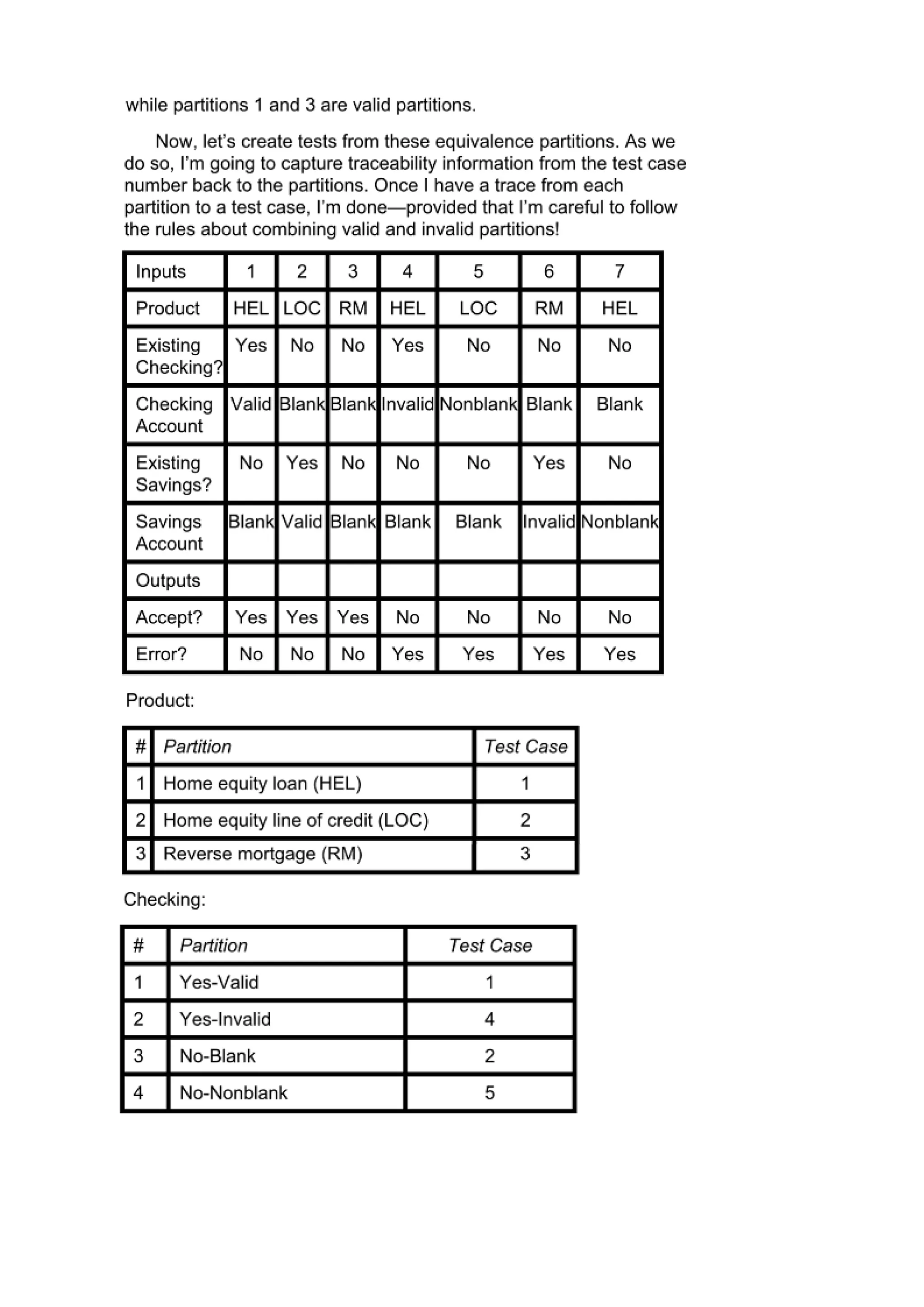 Equivalence partitioning | PDF | Databases | Computer Software and Applications