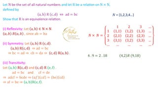 equivalence relation and equivalence class | PDF
